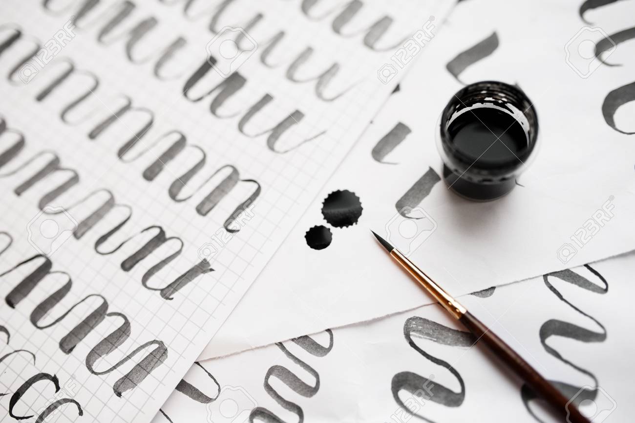 Atelier encre et calligraphie - Crocoule